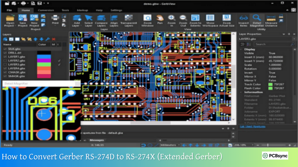 How to Convert Gerber RS-274D to RS-274X (Extended Gerber): Complete ...