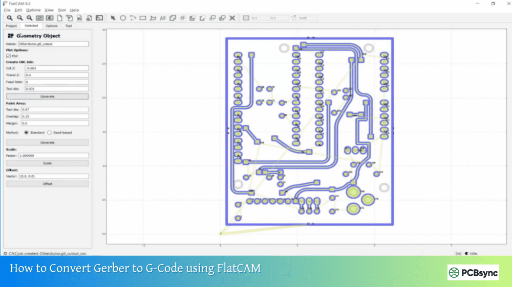How to Convert Gerber to G-Code Using FlatCAM: Complete PCB Milling ...