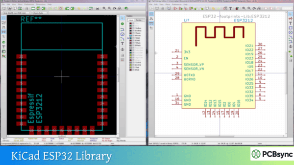 KiCad ESP32 Library: Complete Footprint & Symbol Guide - PCBSync