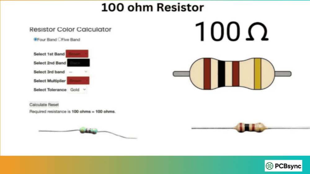 100 Ohm Resistor: Complete Guide to Color Code, Power Rating ...
