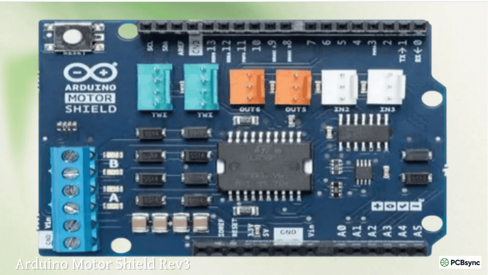 Arduino Motor Shield Rev3: Official Shield Guide - PCBSync